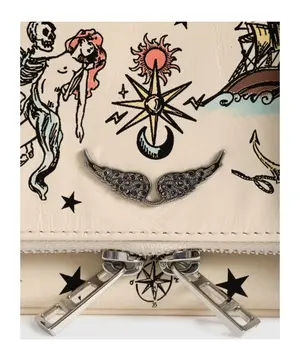 Zadig&Voltaire Rock Mini Tattoo Clutch