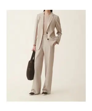 Fabiana Filippi Elastic Waist Wide-leg Pants