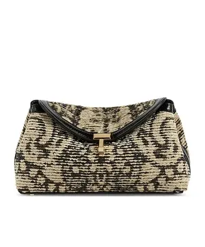 TOTEME Mini T-lock Clutch - Nude