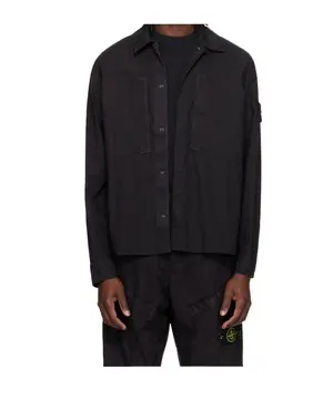 Stone Island Long-sleeved Shirt - Black