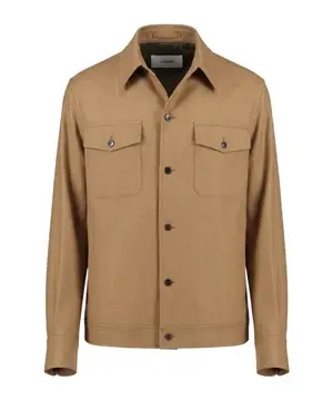 LARDINI Shirt Jacket - Camel