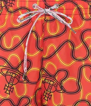 VIVIENNE WESTWOOD Allover Printed Drawstring Swim Shorts