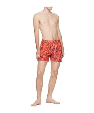 VIVIENNE WESTWOOD Allover Printed Drawstring Swim Shorts