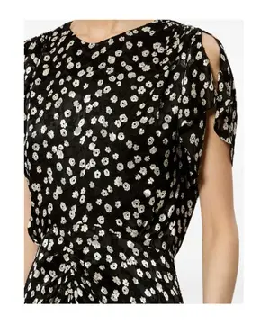 Isabel Marant Étoile Herva Devoré Silk Georgette Dress