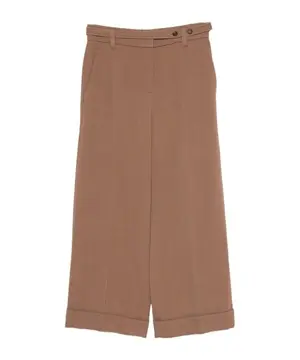 Brunello Cucinelli Casual Pants With Belt Loops - Brown