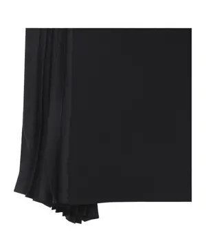 JIL SANDER Pleated Wool Midi Skirt