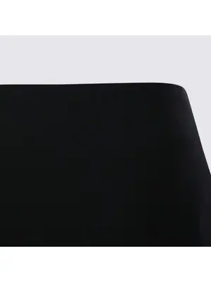 JIL SANDER Pleated Wool Midi Skirt