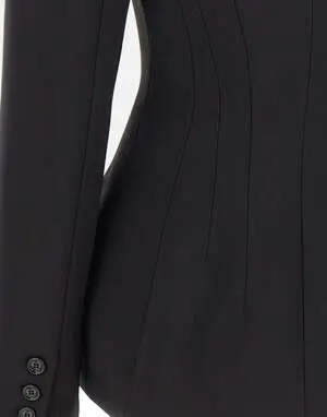 Elisabetta Franchi Fitted Double-breasted Blazer