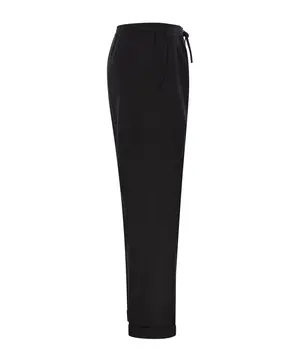 Fedeli Elastic-waist Casual Trousers