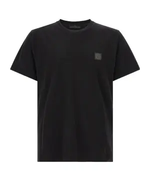Stone Island Badge Ghost' T-shirt - Black