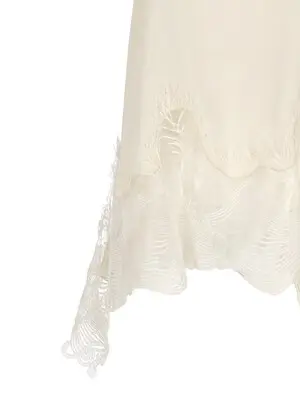 Fabiana Filippi Thin Strap Lace Top