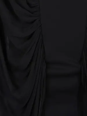 Alaïa Bustier Fluid Jersey Maxi Dress
