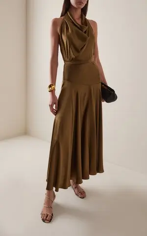 Adam Lippes Cusette Silk Charmeuse Top