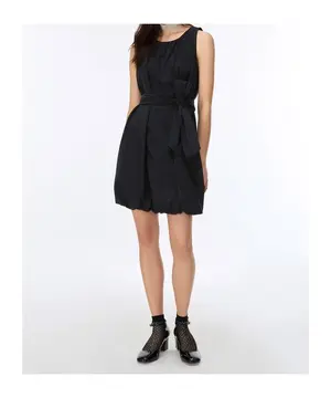 IBLUES Sleeveless Dress With Fabric Waistband And Elastic Hem