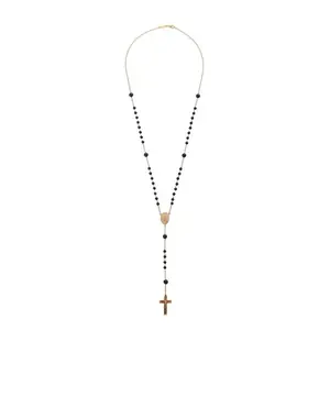 Dolce & Gabbana 18kt Yellow Gold Sapphire Rosary Necklace - Multicolor