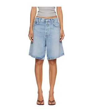 AGOLDE Belt-loop Denim Shorts