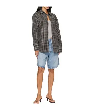 AGOLDE Belt-loop Denim Shorts