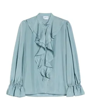 Marella Long-sleeved Ruffled Shirt