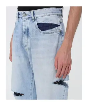 ICON DENIM LOS ANGELES Scott Distressed-effect Straight-leg Jeans