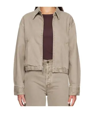 AGOLDE Long-sleeve Casual Jacket - Nude