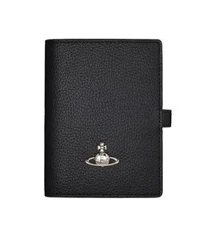 VIVIENNE WESTWOOD Orb Passport Cover - Black