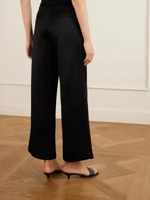 TOTEME Satin Wide-leg Pants
