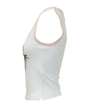 Casablanca Graphic Scoop-neck Tank Top