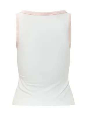Casablanca Graphic Scoop-neck Tank Top