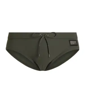 Dolce & Gabbana Dolce Gabbana Logo-plaque Swim Briefs