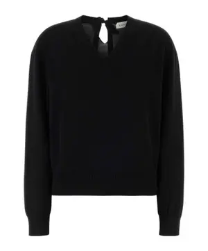 LANVIN V-neck Sweater - Black