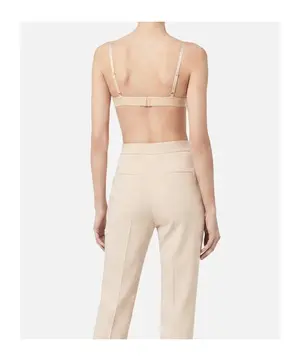 Elisabetta Franchi Tulle Bra With Elastic Bands
