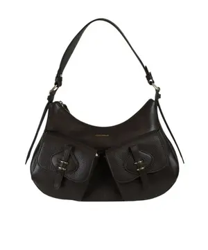COCCINELLE Zippered Shoulder Bag - Black
