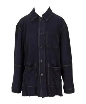 P.a.r.o.s.h Long Sleeve Collared Jacket - Blue