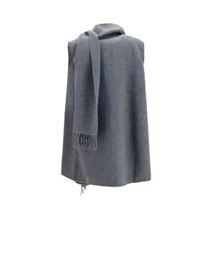 Fabiana Filippi High-neck Wool Cape