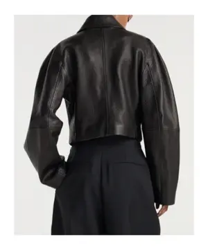 RÓHE Long-sleeve Leather Jacket
