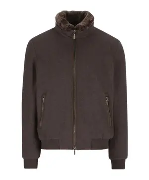 MOORER Coats - Brown