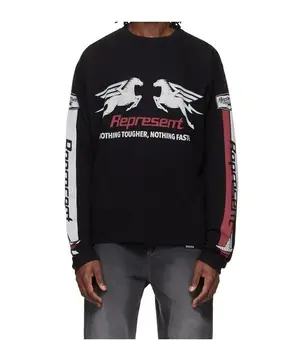 REPRESENT Mesh Pegasus Long-sleeve T-shirt