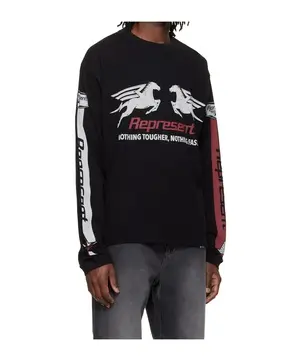 REPRESENT Mesh Pegasus Long-sleeve T-shirt