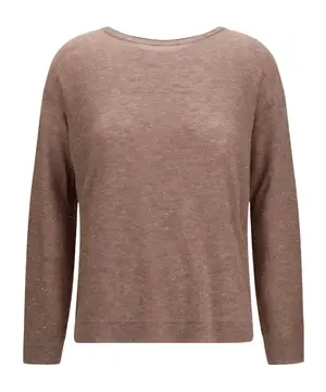 Fabiana Filippi Sequin-embellished Sweater - Brown