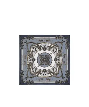 Dolce & Gabbana Dolce Gabbana Rope Print Scarf - Gray