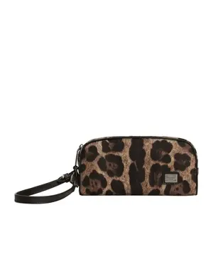 Dolce & Gabbana Leopard-print Wash Bag