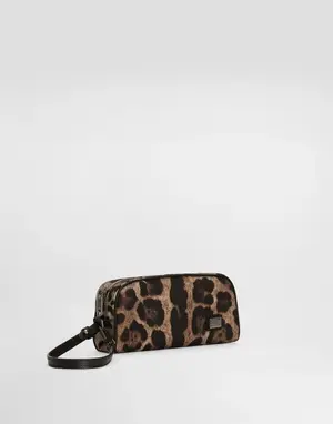 Dolce & Gabbana Leopard-print Wash Bag