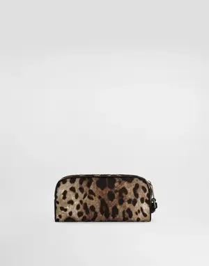Dolce & Gabbana Leopard-print Wash Bag