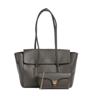 COCCINELLE Dual-handle Shoulder Bag - Black