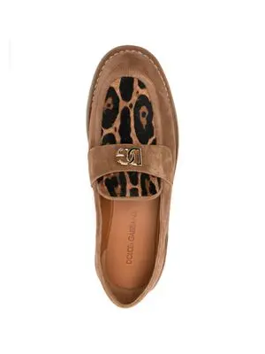 Dolce & Gabbana Dolce Gabbana Logo Detail Flat Shoes