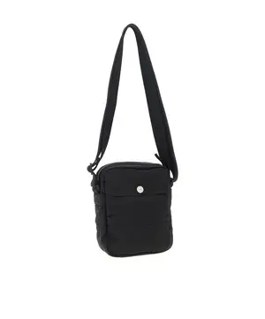 Stone Island Logo Patch Zipped Messenger Bag