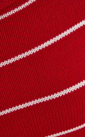 ELCE Manon Striped Cotton Sweater