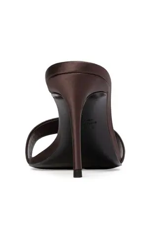 BLACK SUEDE STUDIO Naomi Satin Mules