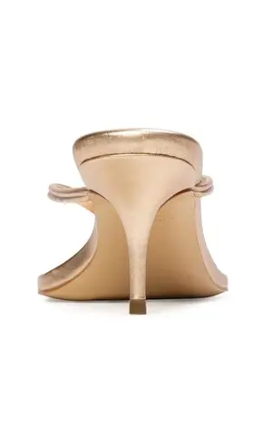 BLACK SUEDE STUDIO Marci Metallic Leather Thong Sandals