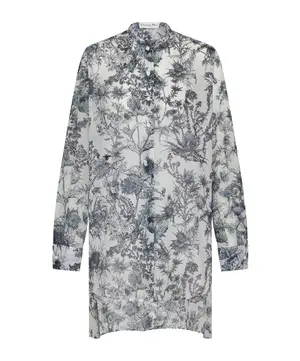 Dior Long Blouse - Gray